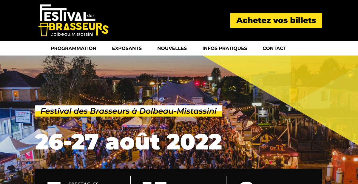 Accueil Festival Des Brasseurs Dolbeau Mistassini
